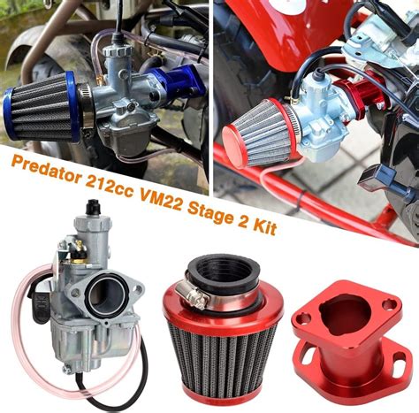 High Performance Carburetor Kit For Predator 212cc Go Kart And Mini Bike Engines Ebay