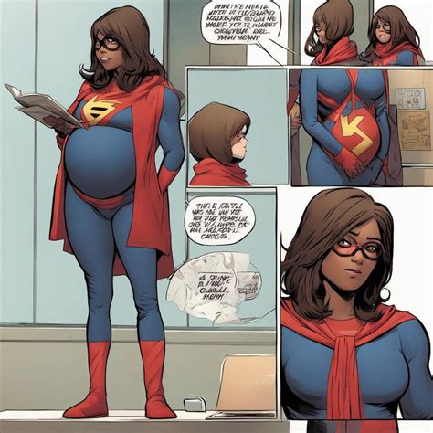 Miss Marvel Kamala Khan Pregnant 2 By Ghggjghf On Deviantart