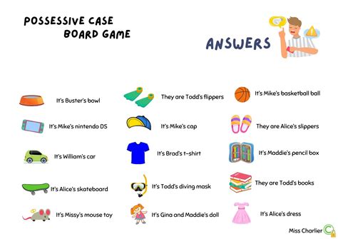 Possessive Case Board Game