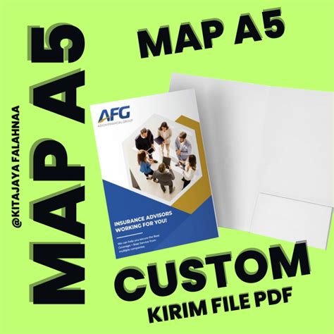 Jual Map Folder Kecil A5 Custom Map Puskesmas Map Klinik Map Sekolah Map Kantor Map