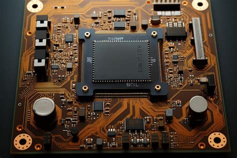 Premium Ai Image Incomplete Pcb Top View Reveals The Absence Of