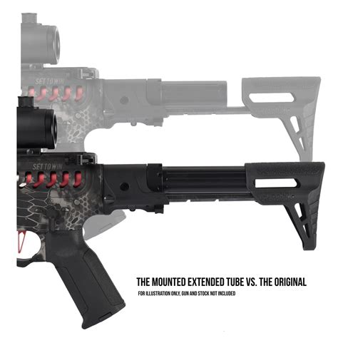 Pdw Extended Buffer Tube For Larger Batteries Buffer Tube Extender