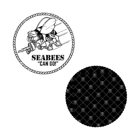Navy Seabees Emblem Svg Vector Files Vector911