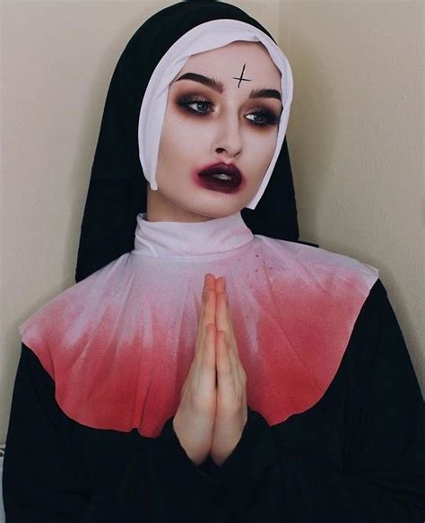Nun Halloween Makeup Festival Makeup Inspiration