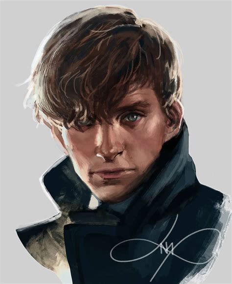 Newt Scamander By Afternoontm On Deviantart Newt Scamander Fan Art