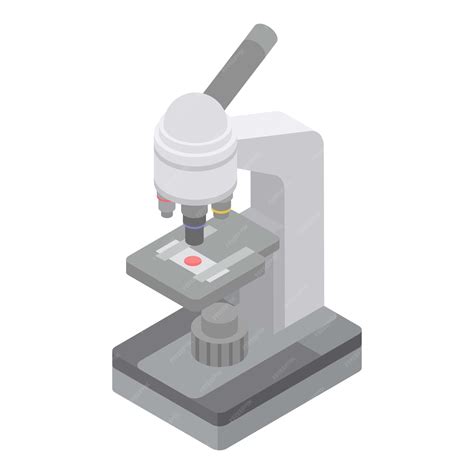 Premium Vector Lab Microscope Icon Isometric Of Lab Microscope Vector