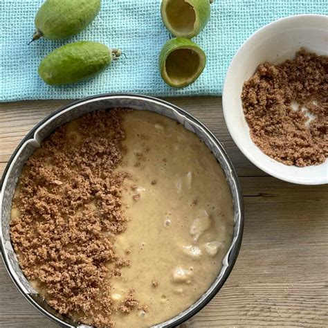 Feijoa Cinnamon Crunch Cake Just A Mums Kitchen