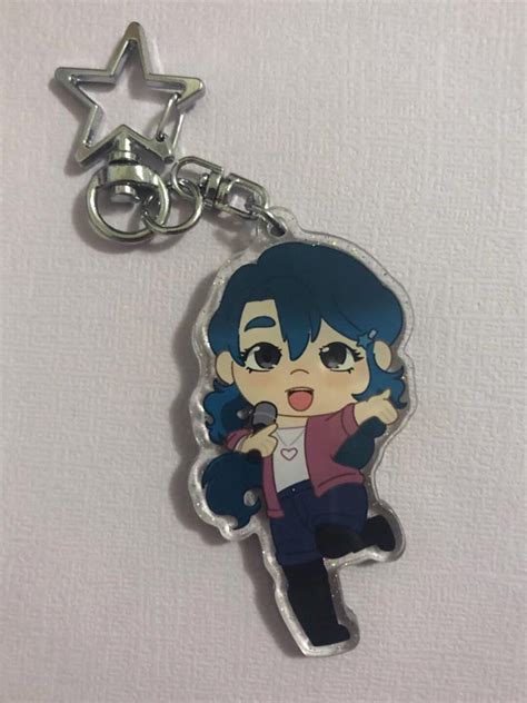 The Music Freaks Tmf Hailey Rosyclozy Chibi Acrylic Keychain Etsy