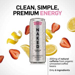 Strawberry Lemonade Healthy Energy Drink Vegan And 0g Sugar Naked