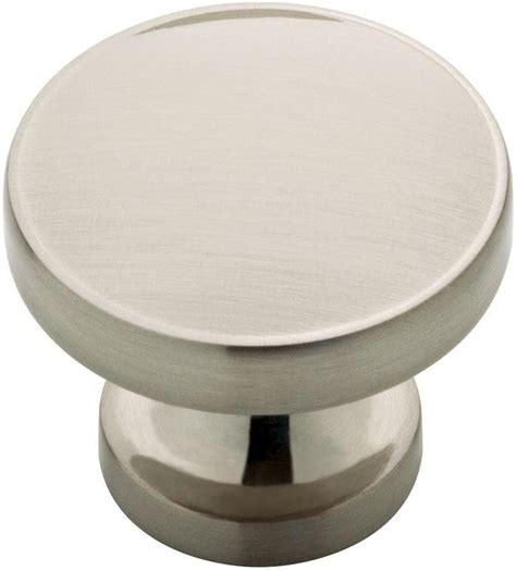 Liberty Phoebe 1 516 In 34 Mm Modern Satin Nickel Round Cabinet