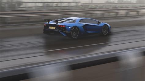 Just Some Snaps Of A Big Blue Lambo R Forza