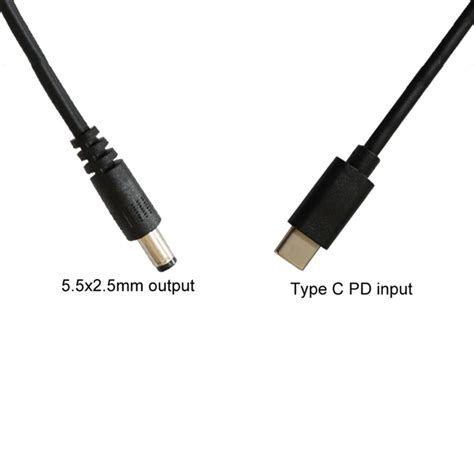 Typec Dc5v до 12v 9v Power Cable Typec To Dc Jack Adapter Wire Usb