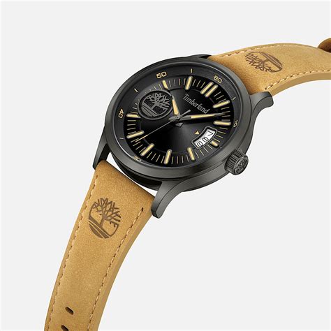 Trumbull Leather Strap Watch For Men