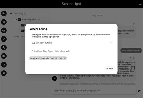 Share Folder Superinsight Documentation