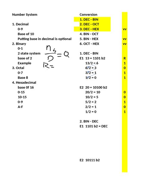 Number System Pdf Numbers Notation