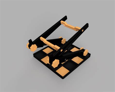 Gridfinity Tablet And Notebook Stand Prusa Mini Compatible Base By