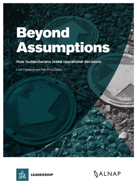Pdf Beyond Assumptions How Humanitarians Make Operational Decisions