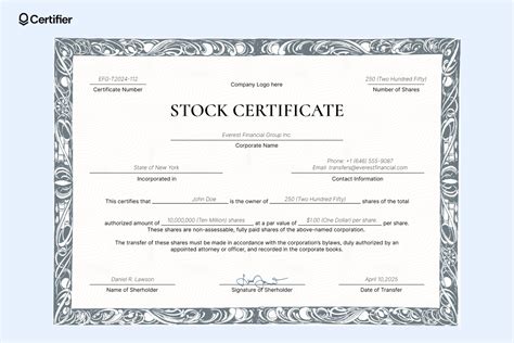 Free Stock Certificate Templates To Edit
