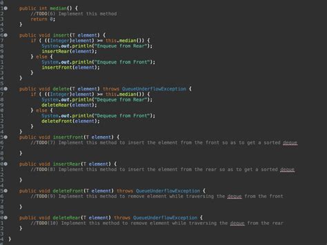 Solved A Double Ended Queue Or Deque Is A Generalization Of