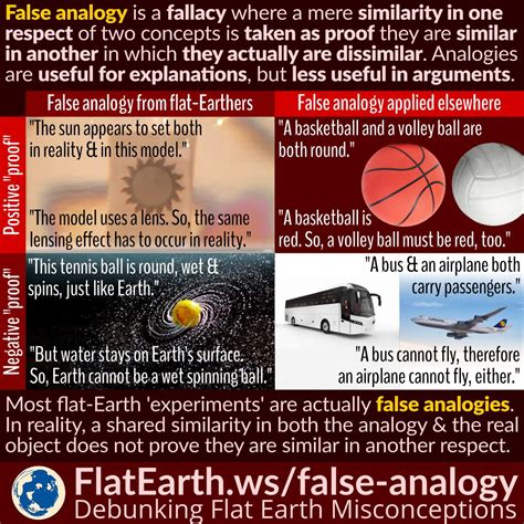 False Analogy Flatearth Ws