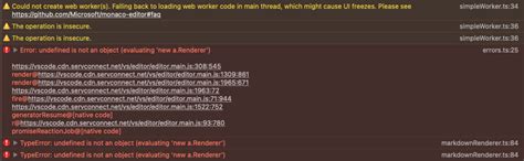 Getting Undefind Error Evaluating New Arenderer · Issue 2221 · Microsoftmonaco Editor