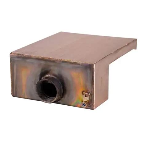 Waterfall Pool Scupper Home Garden Spillway Square Water Spout Copper Garden Ornament Cascade