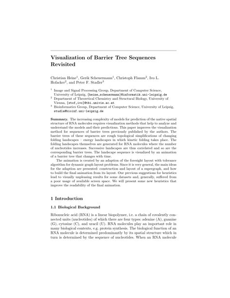 Pdf Visualization Of Barrier Tree Sequences Revisited