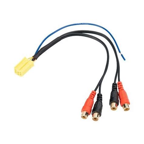 Mini Iso Rca кабельпереходник Kicx Mini Lf 4rcarem для подключения