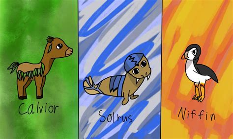 Fakemon Starters By Mistymayhem07 On Deviantart