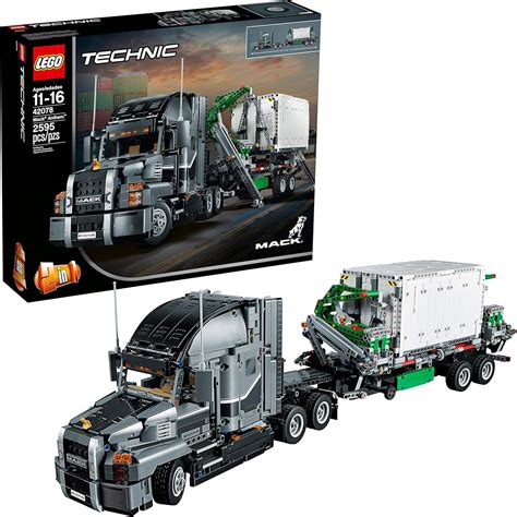 Lego Technic Mack Anthem 42078 Semi Truck Building Kit And Engineering