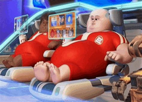 Wall E Fat Meme Wall E Fat Fat Man Discover And Share S