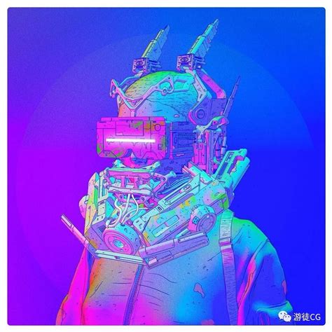 颜色超嗨，迷幻叛逆的赛博朋克风，酷到没朋友！