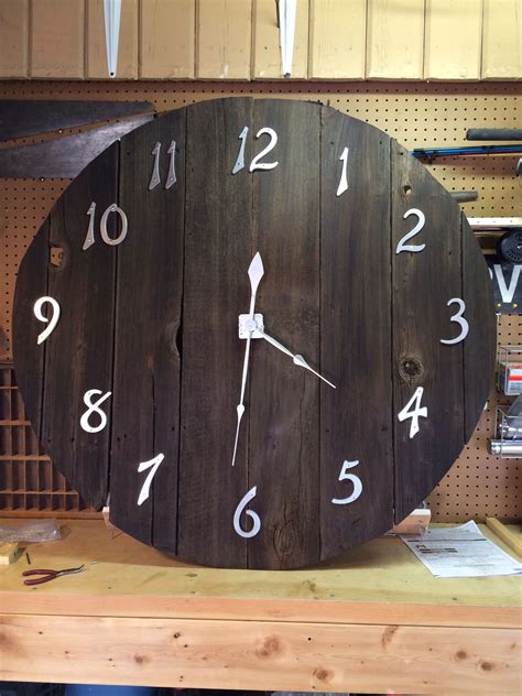 Cedar Wall Clock