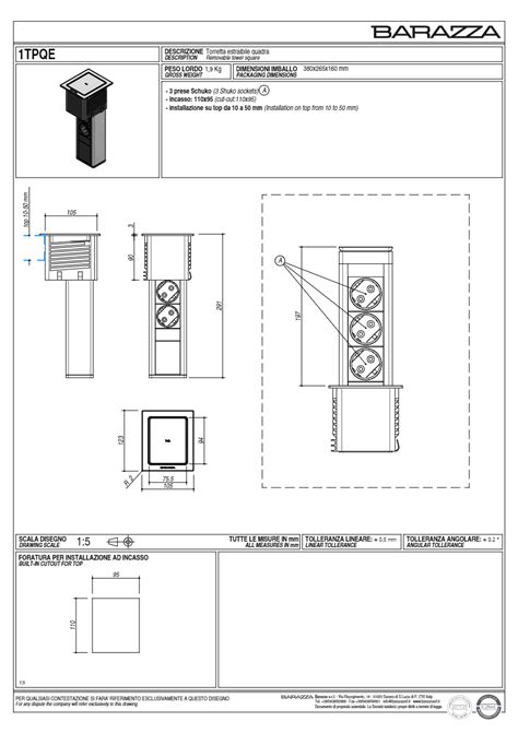 1tpqe Concealed Multiple Stainless Steel Electrical Socket By Barazza