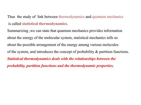 Introduction Statistical Thermodynamicspptx