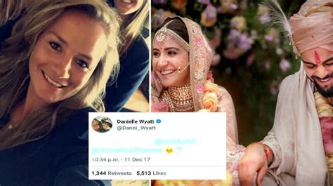 Danielle Wyatt Congratulates Virat Kohli For His Wedding