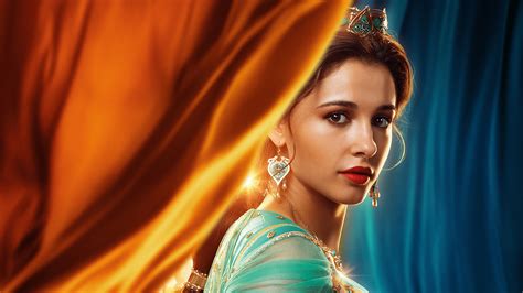 Naomi Scott As Princess Jasmine In Aladdin 2019 5k Wallpapers Hd