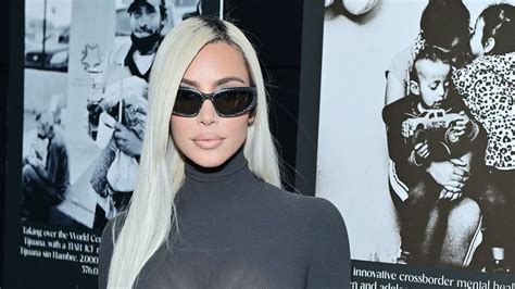 Kim Kardashian Shows Off Bleached Brows And Bare Butt For Her Interview