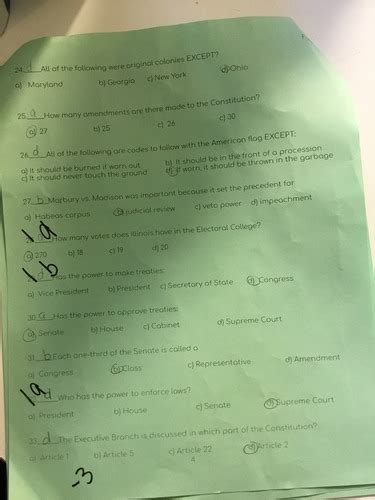 Constitution Study Guide Flashcards Quizlet