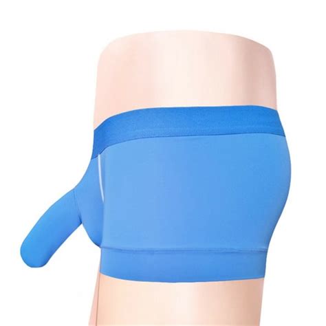 Men Underwear Peniscock Sleeve With Pouch Sexy Boxer Briefs Mlxlxxl