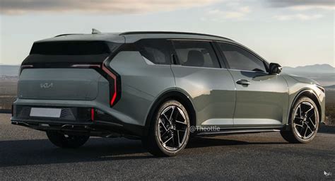 The New Kia K4 Wagon Was Shown With A Large Trunk Photos Of The 2024