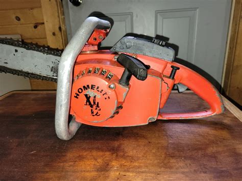 Homelite Xl 12 Chainsaw With 16 Bar And Chain Runs Used Chainsaw Ebay