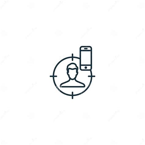 App Personalization Icon Monochrome Simple Sign From App Development