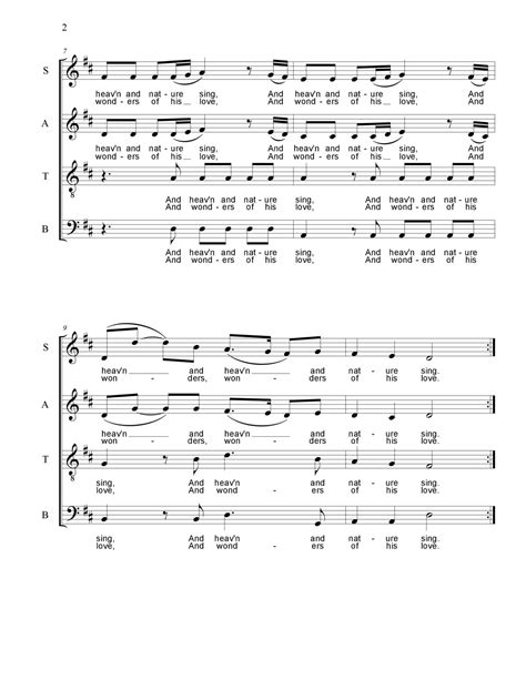 Satb Sheet Music