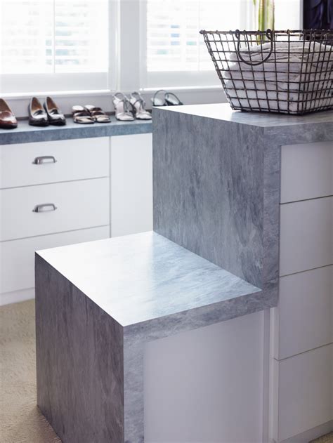 White Bardiglio Counter Form
