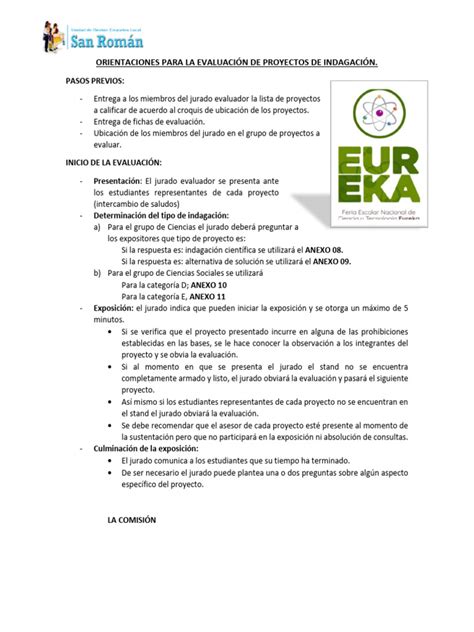 Evaluación De Proyectos De Indagación Pdf