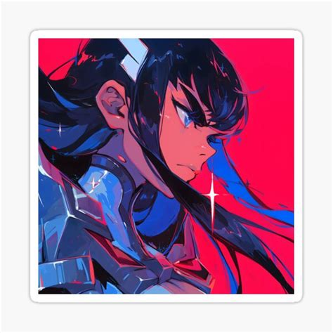Satsuki Kiryuin Kill La Kill 4 Sticker By Infinite Aspire Redbubble
