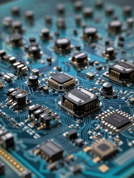 Premium Ai Image A Micro View Of Semiconductor