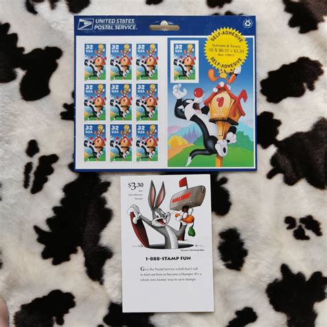 Bugs Bunny Postage Stamps 2000 Ten 32 Cent Stamps Vintage Collection