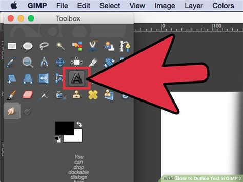 how to outline text in gimp 2 with pictures wikihow